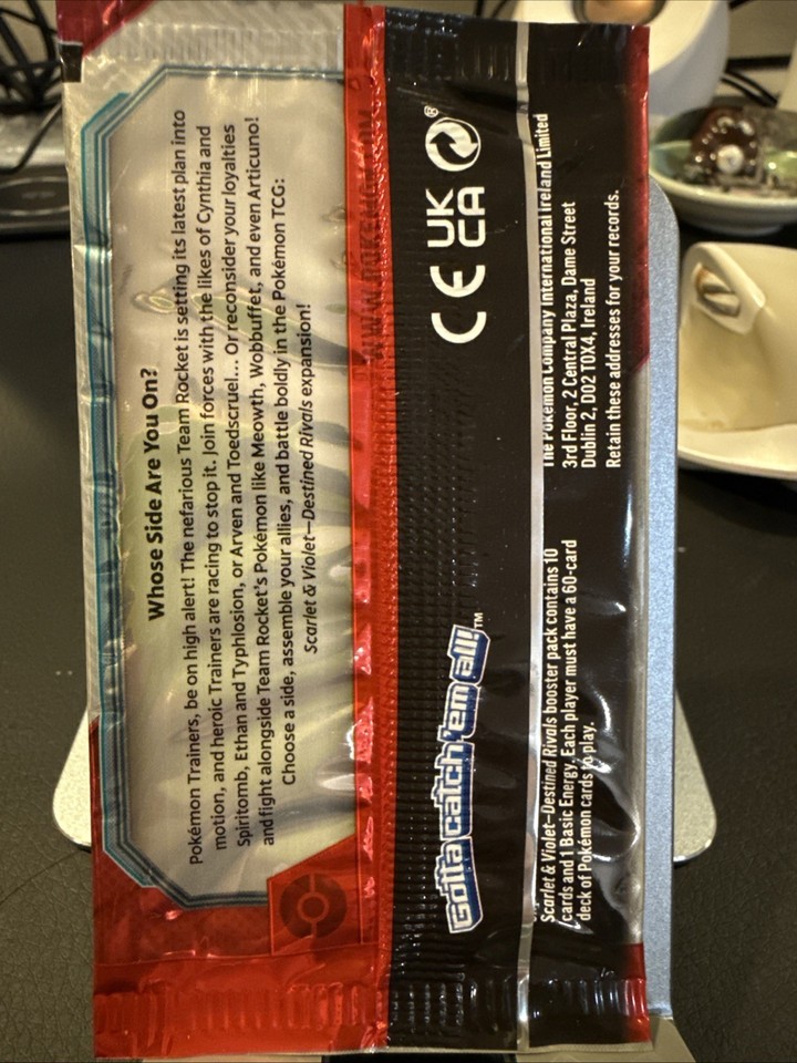 Pokemon Sampling Pack (3 Cards)— Destined Rivals - Fun Pack - RARE ...