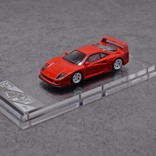 Findclassically FY 1:64 Ferrari F40 Prancing Horse Flip Light Alloy Car ...