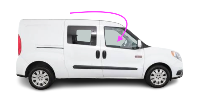 Fits: 2015-2022 Ram ProMaster City Cargo Front Right Passenger Door ...