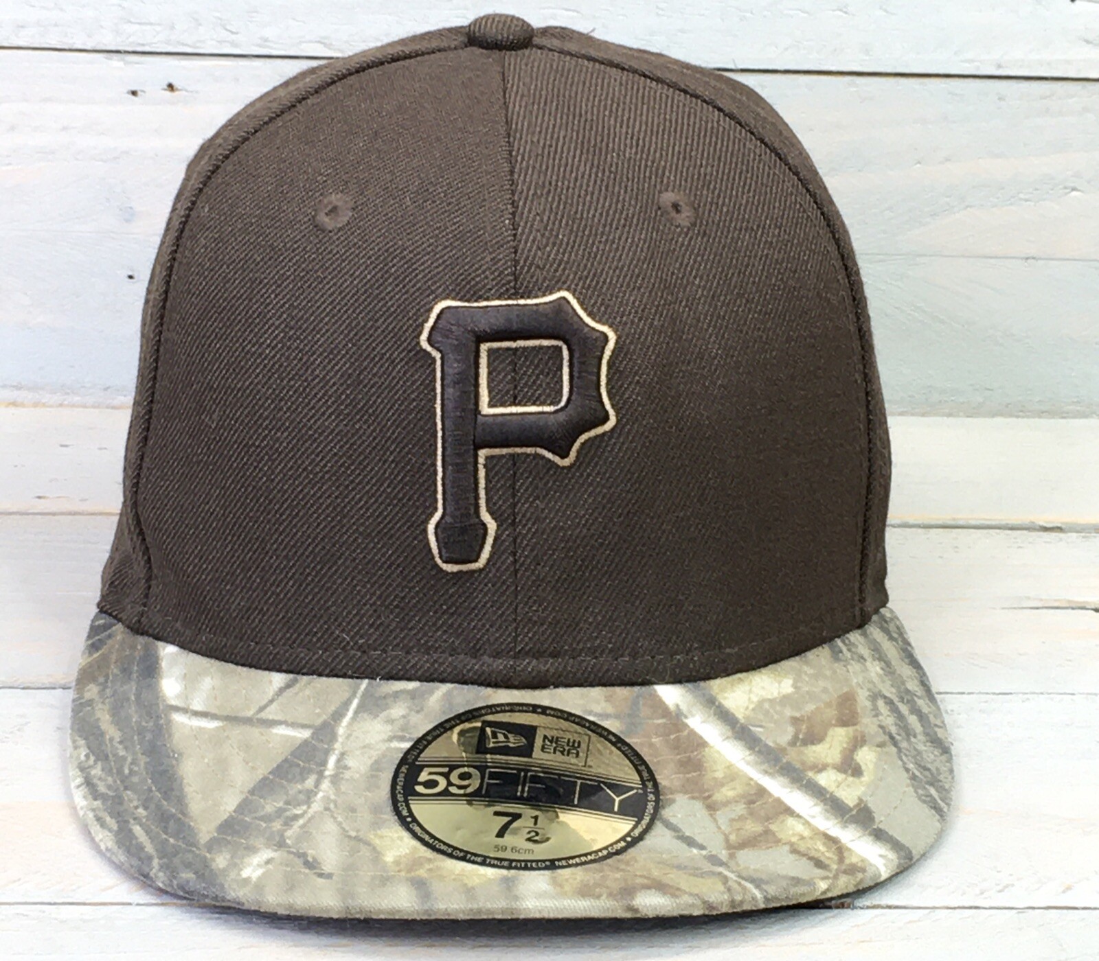 New Era Pittsburgh Pirates Baseball Cap Men's 7 1/2 MLB 59Fifty 7.5 ...