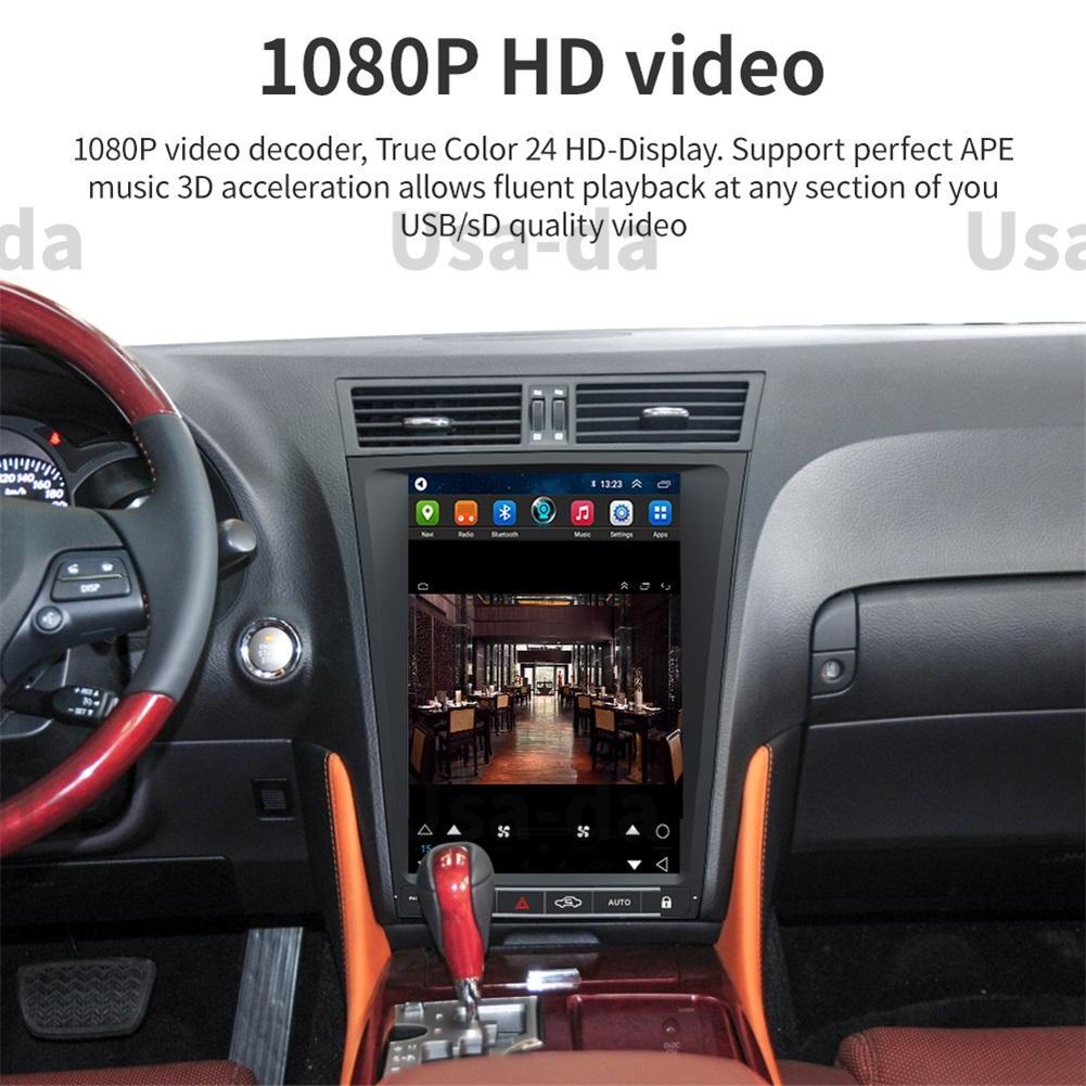 12.1"Car GPS Navigation Radio Stereo For Lexus GS300 GS330 GS400 GS450 ...