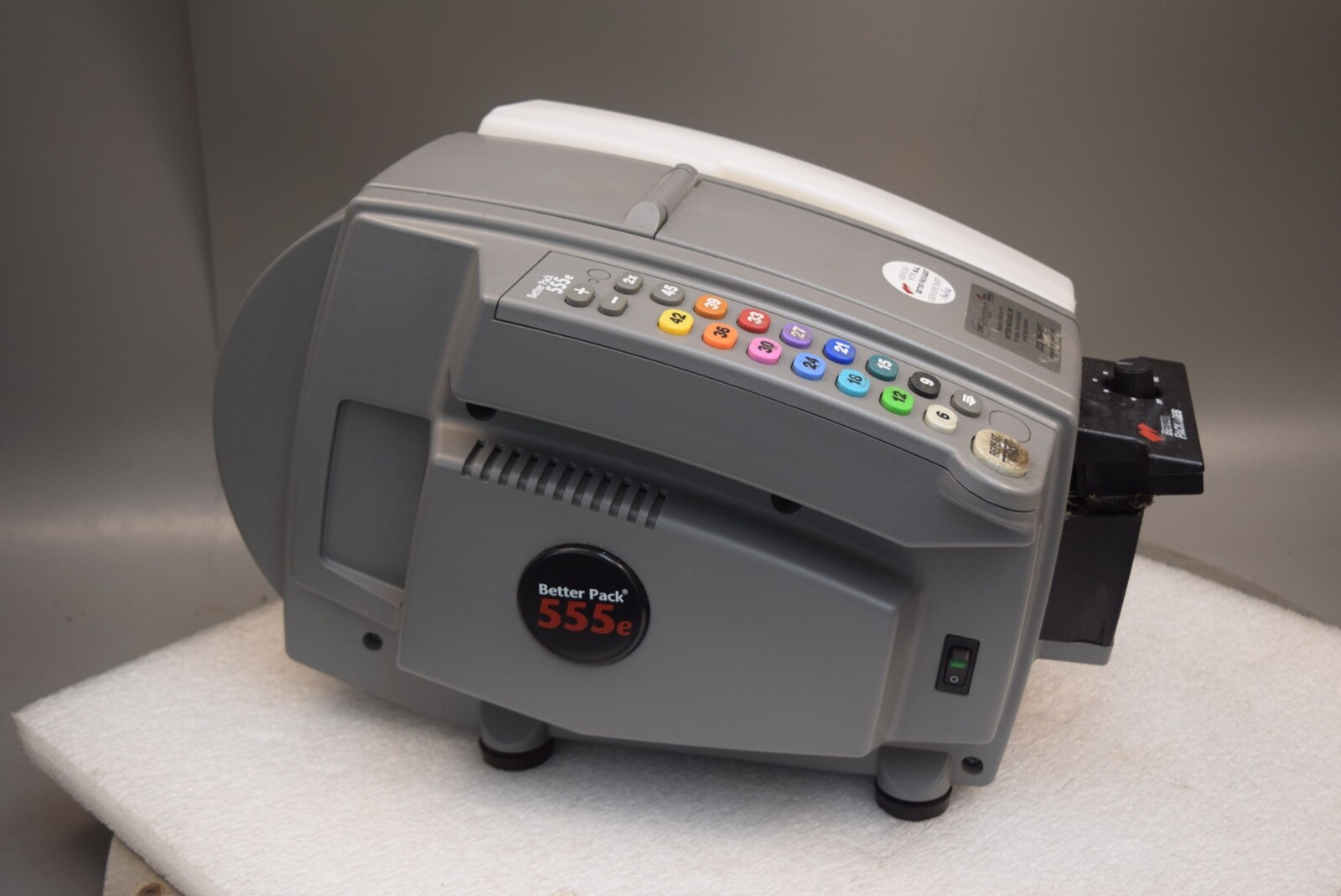 Better Pack 555ESA Automatic Gummed Reinforced Tape Dispenser Electric ...