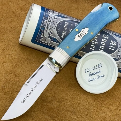 Great Eastern Cutlery GEC Northfield 72 Blue Bone Cody Scout Knife AAPK ...