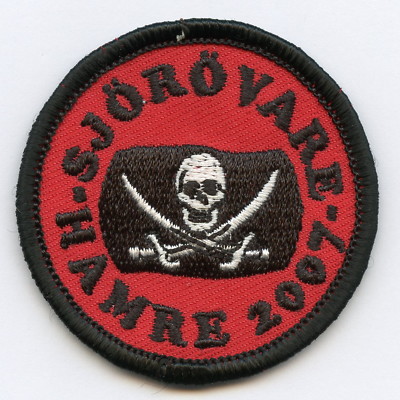 Sweden Swedish Scout Camp Hamre Pirate 2007 Patch Badge High Grade ...