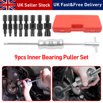 8-32mm 9pc Bearing Hammer Puller Set Blind Hole Internal Kit Inner ...
