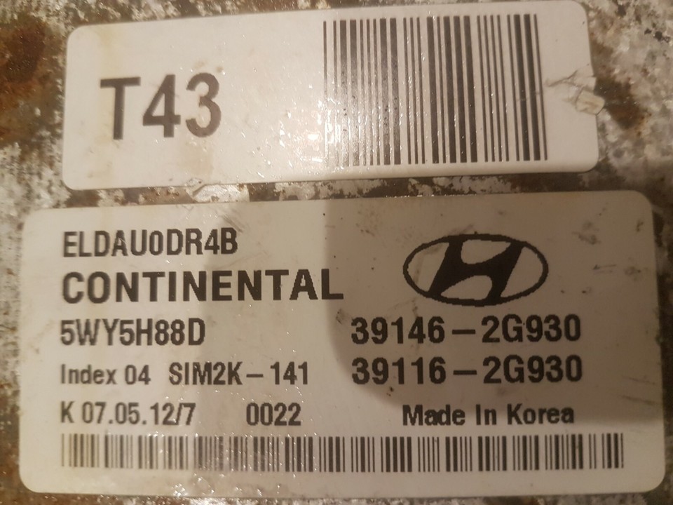 ECU Hyundai IX35 5WY5H88D , 39146-2G930 | eBay