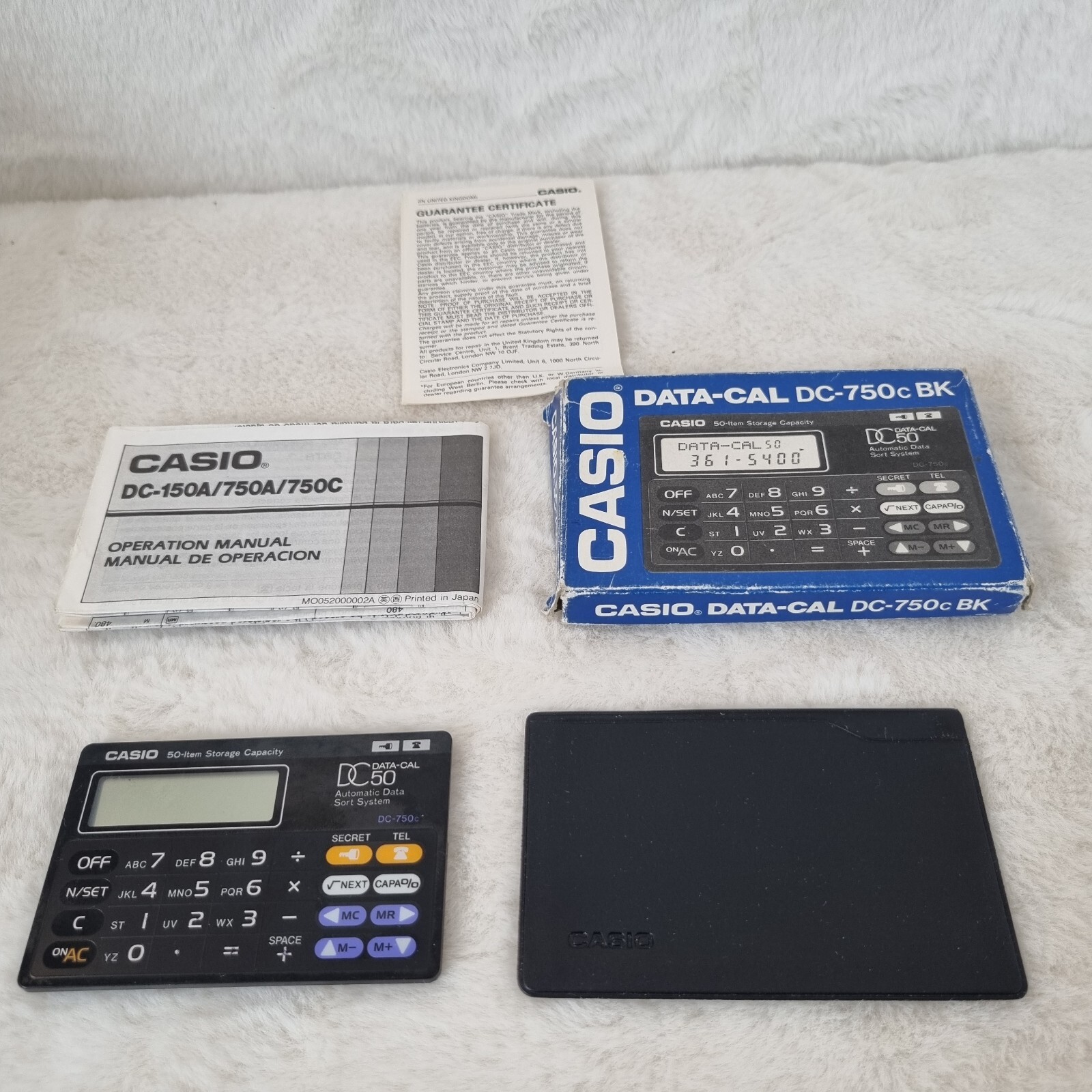 Casio DC-750c GDB Vitage Calculator Data-Cal Automatic Data Sort System ...