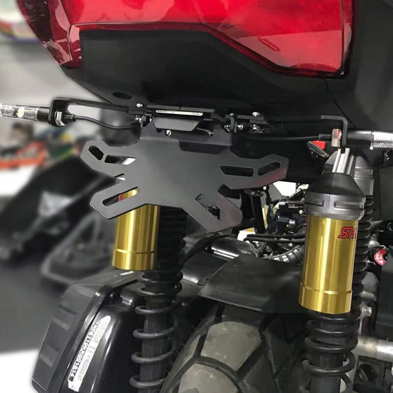 Foldable License Plate Holder For Yamaha YZF R1 R1S R1M R3 R6 R15 R25 ...