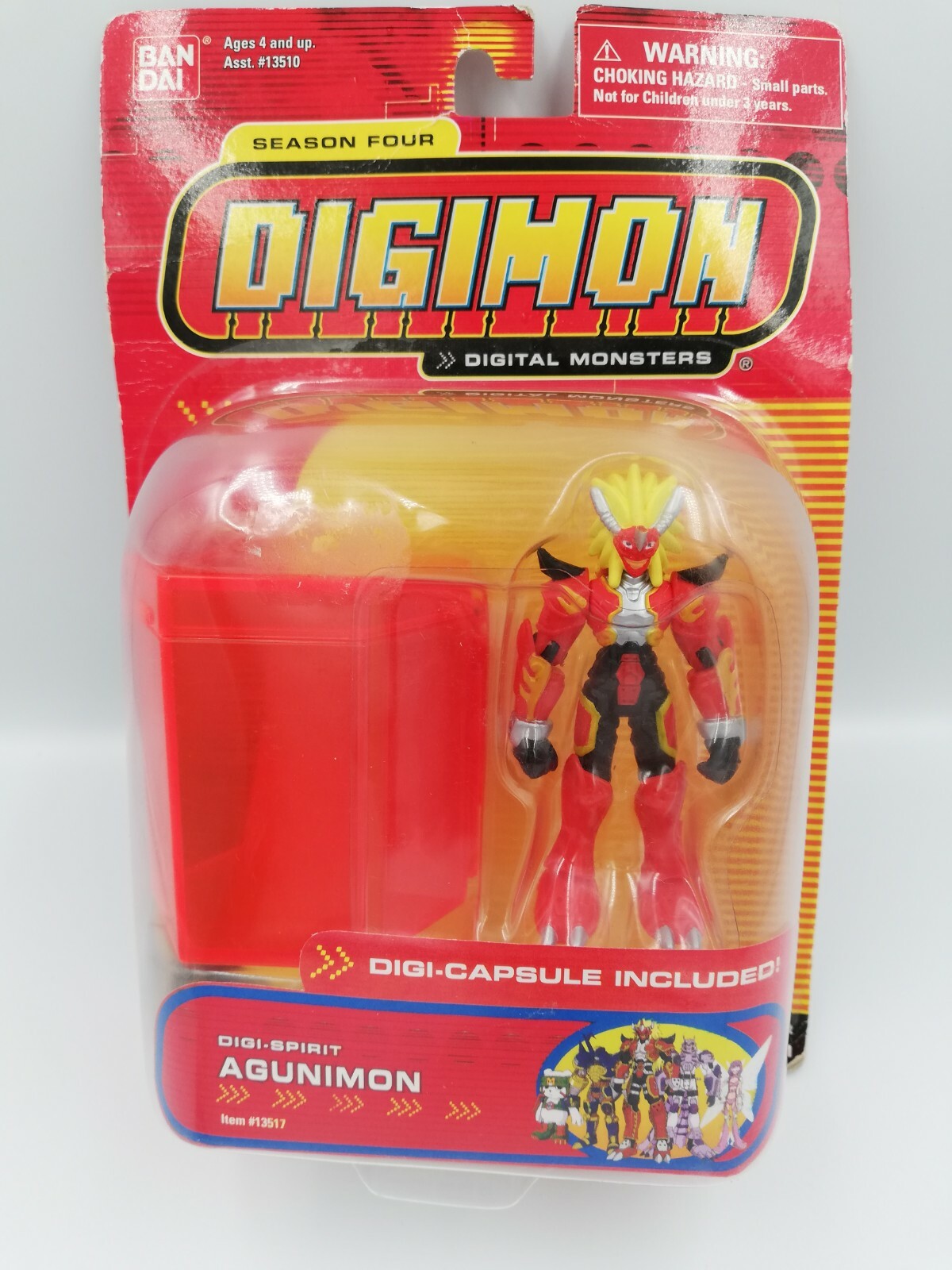 Digimon Season 4 Digi Spirit Agunimon with Digi-Capsule Digital ...