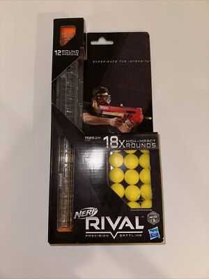 Nerf Rival 12 ROUND MAGAZINE with 18x High-Impact Rounds Hasbro B1594 ...