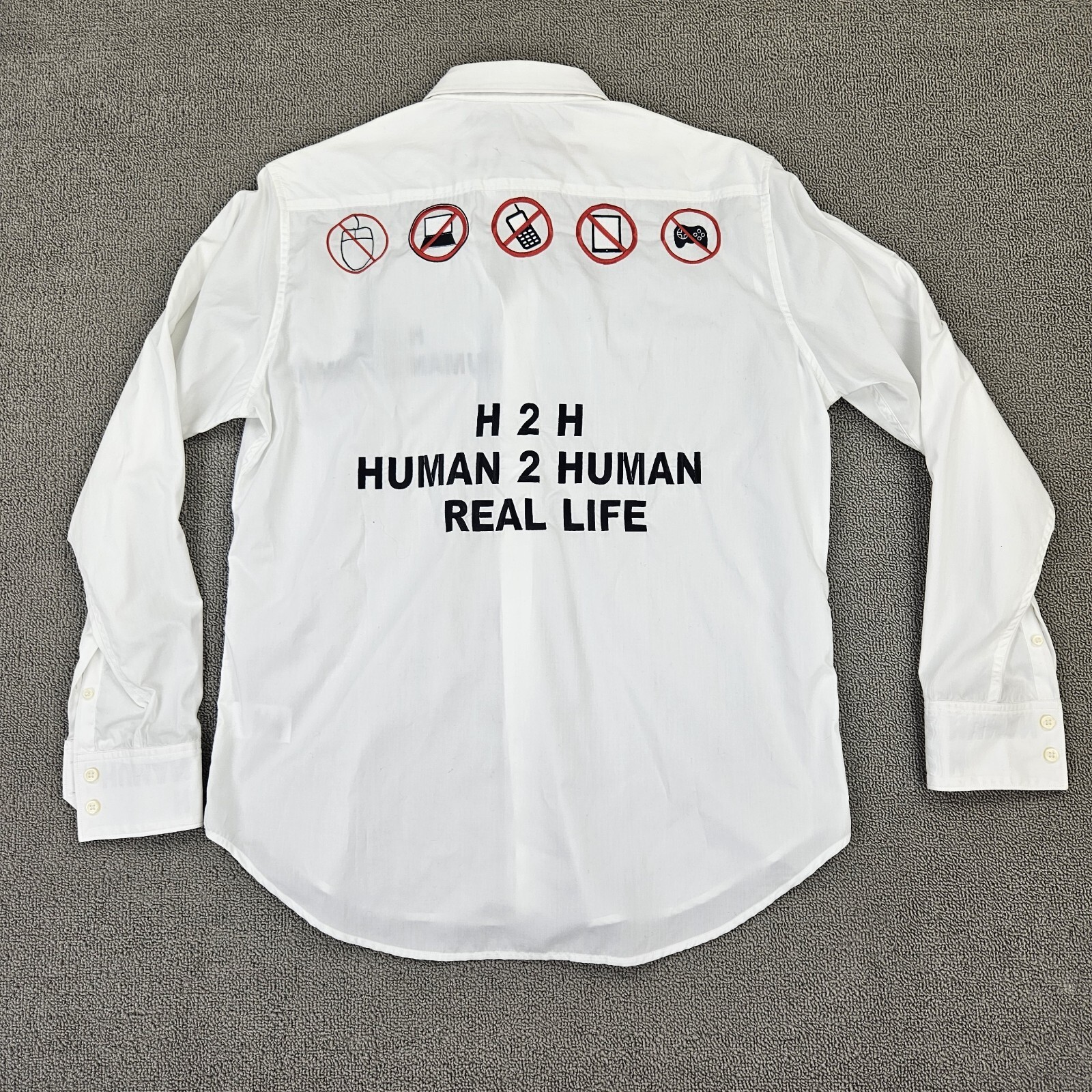 Robert Graham x Scott Lyall Human 2 Human Collab Shirt Rare Mens Medium ...