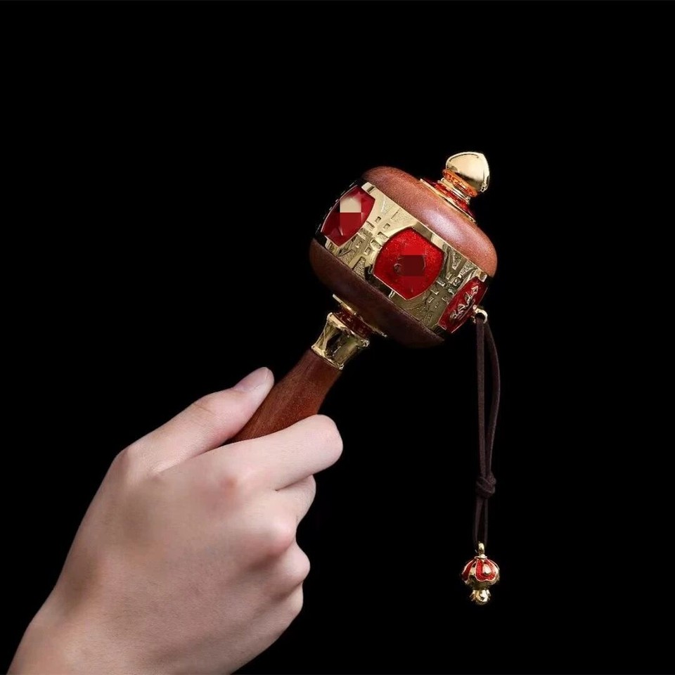 20cm 8" Hand Turn Prayer Wheel Tibetan Buddhism Praying Wheel Lucky | eBay