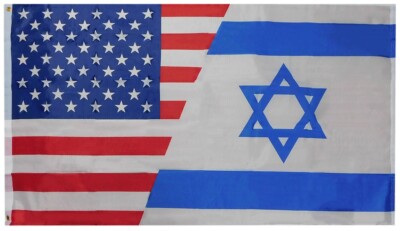 ISRAEL USA SOLIDARITY 3x5FT FLAG TOGETHER JEWISH AMERICAN JEW UNITED ...