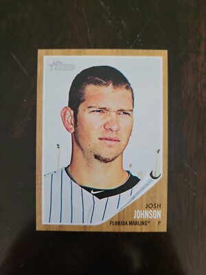 2011 Topps Heritage Josh Johnson #241 Florida Marlins | eBay