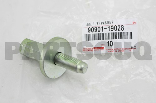 9090119028 Genuine Toyota BOLT(FOR CRANKSHAFT PULLEY SET) 90901-19028 ...