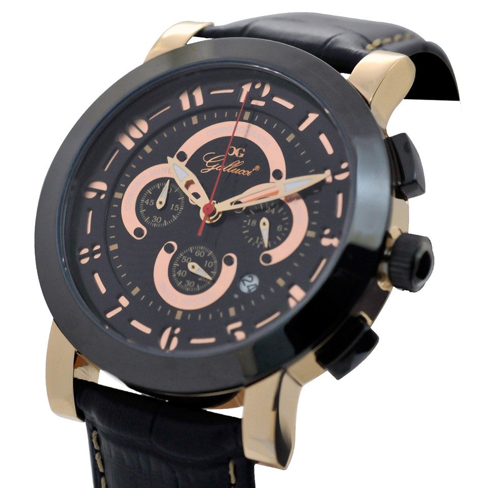 Gallucci Unisex Sporty Chronograph Quartz Wrist Watch with Arabic ...
