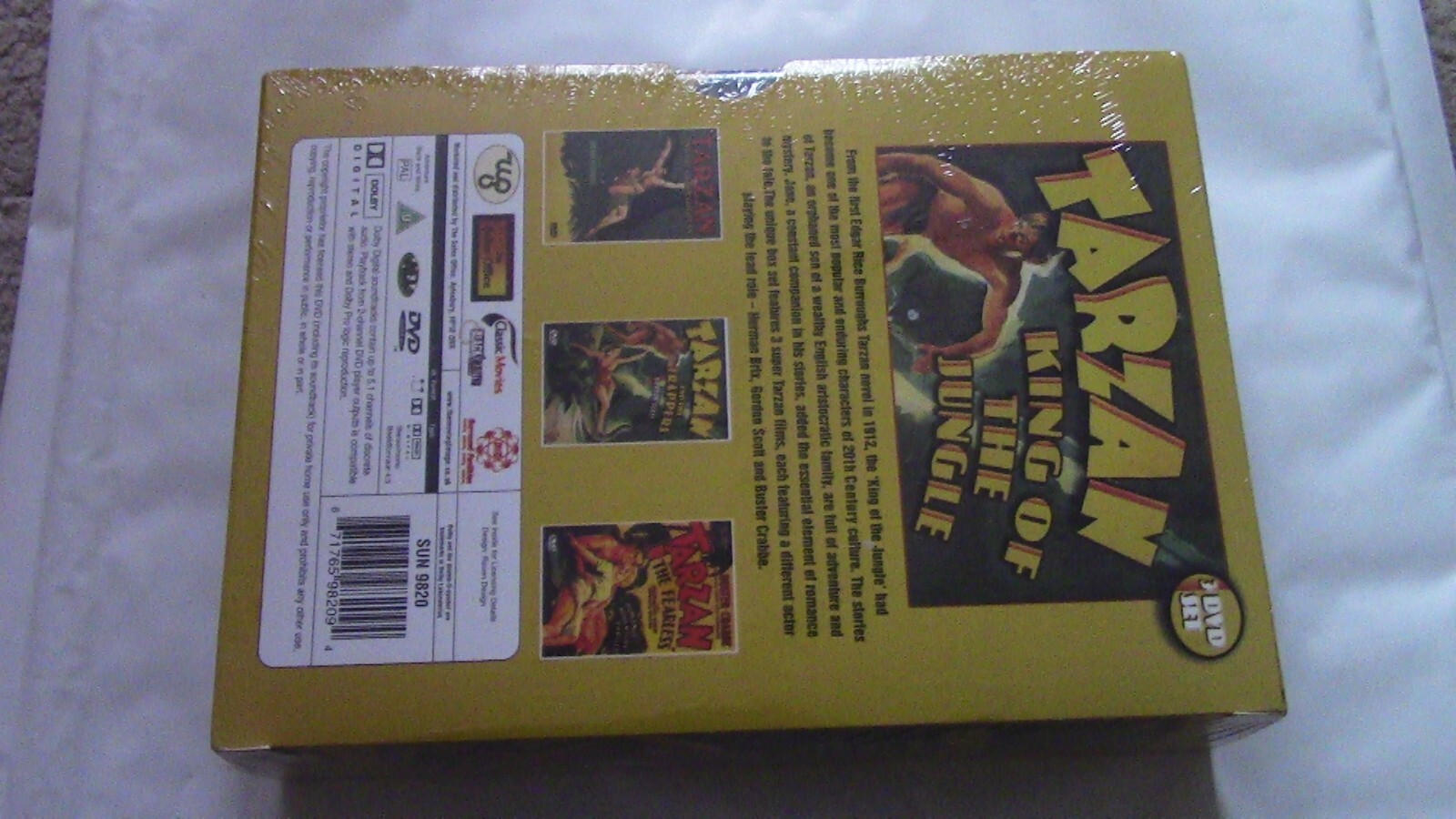 Tarzan: King of the Jungle 3-DVD Box Set , New Sealed. The Fearless ...