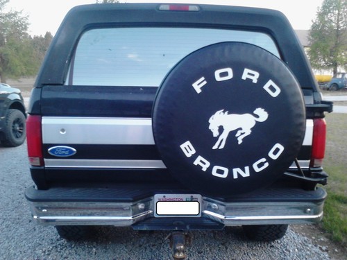 SpareCover ABC Series - Ford Bronco 33 Black Heavy Duty Vinyl Tire ...