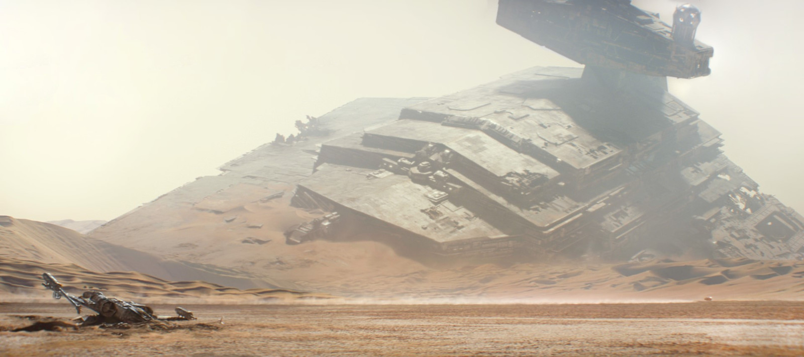 THE FORCE AWAKENS STAR SHIP GRAVEYARD JAKKU STAR WARS PHOTO PRINT ...