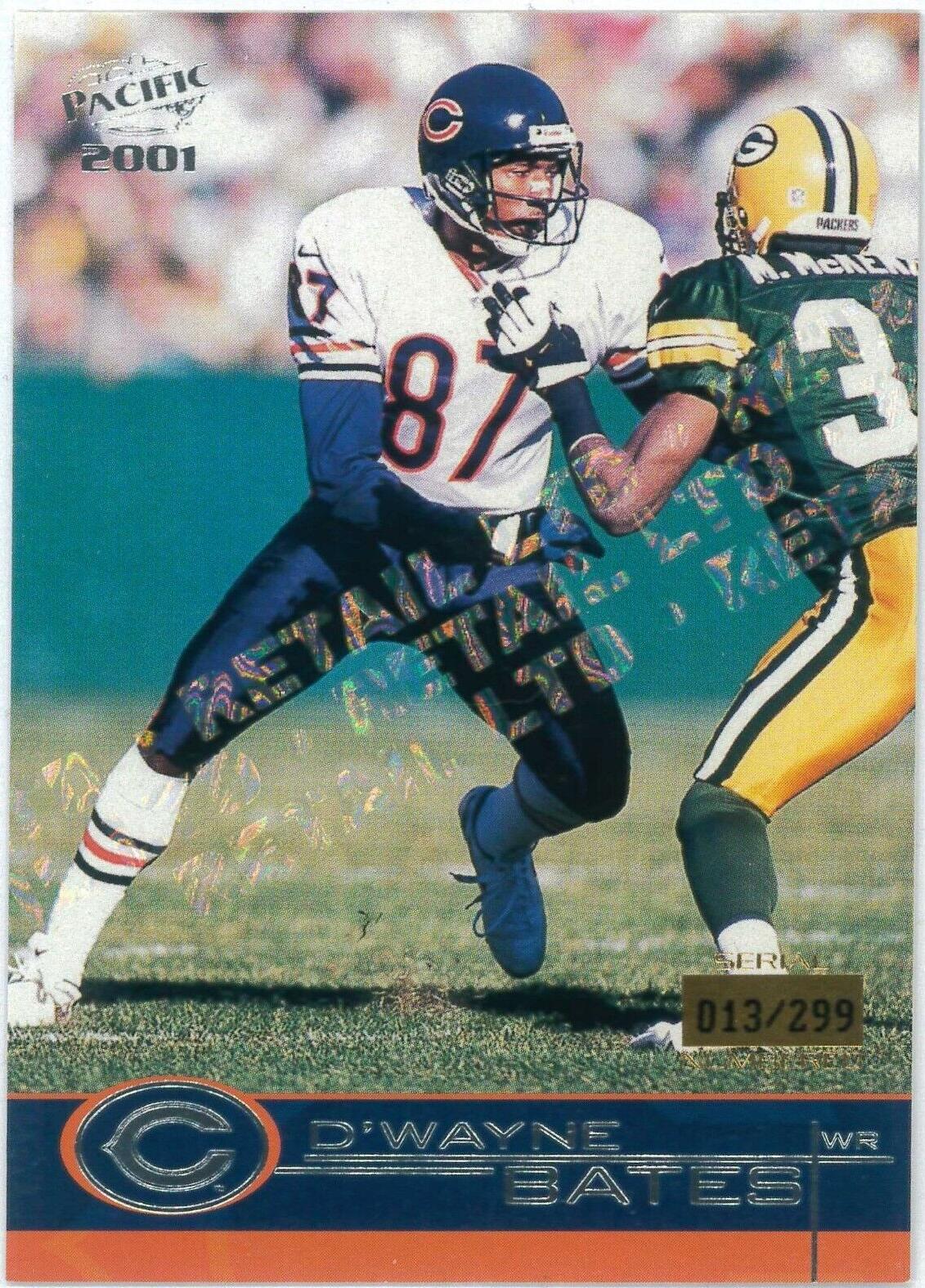 2001 Pacific - D'Wayne Bates #74 Retail Ltd /299 for sale online | eBay