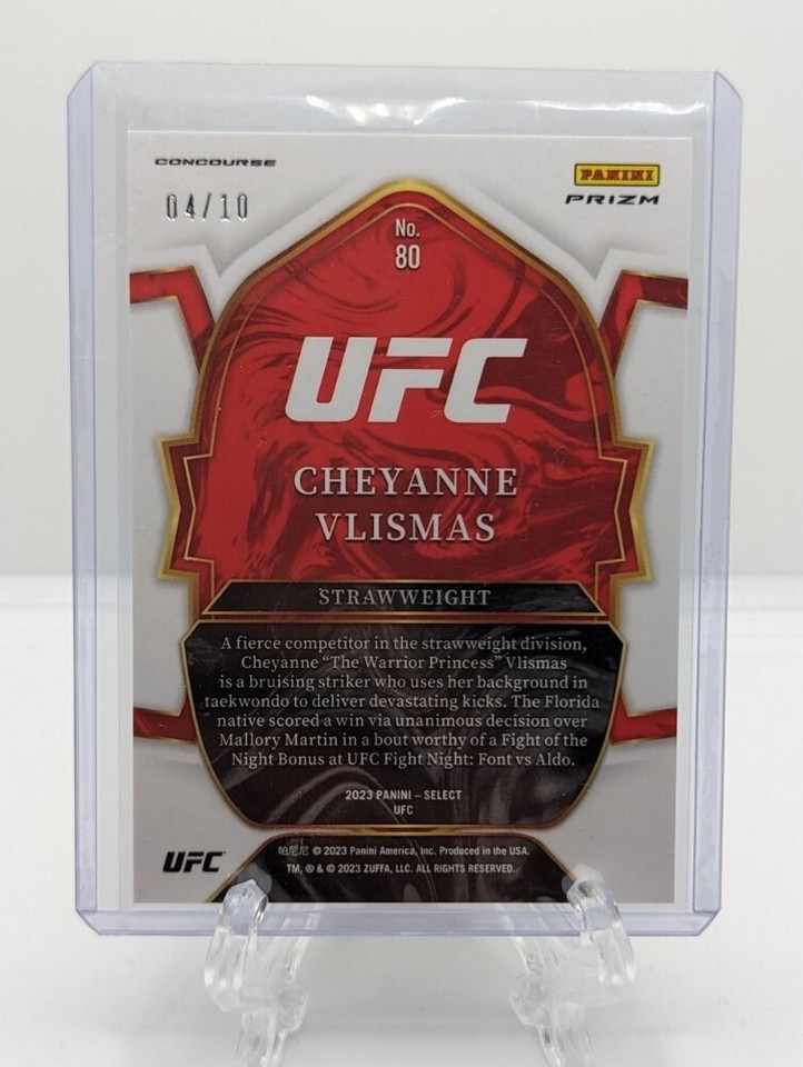 2023 Cheyanne Vlismas Select True Gold #'d 4/10 Rookie RC | eBay