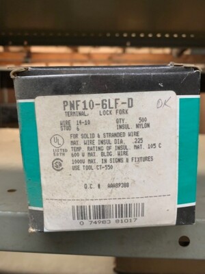 PNF10-6LF-D PANDUIT TERMINALS | eBay