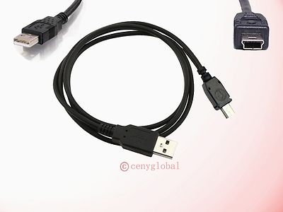 5-Pin Mini USB Cable Cord for Canon PowerShot Power Shot Digital Camera ...