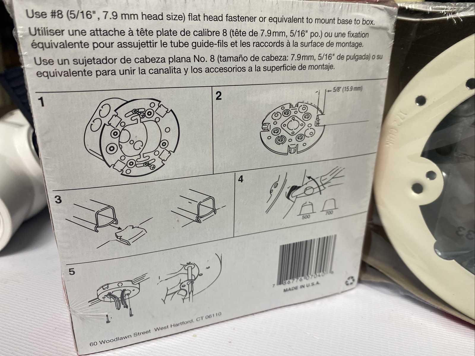 Legrand Wiremold V5737 500/700 Open Base Extension Box Series Raceway ...
