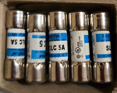 10 LITTELFUSE SLC 5 CLASS G FUSES 600V | eBay