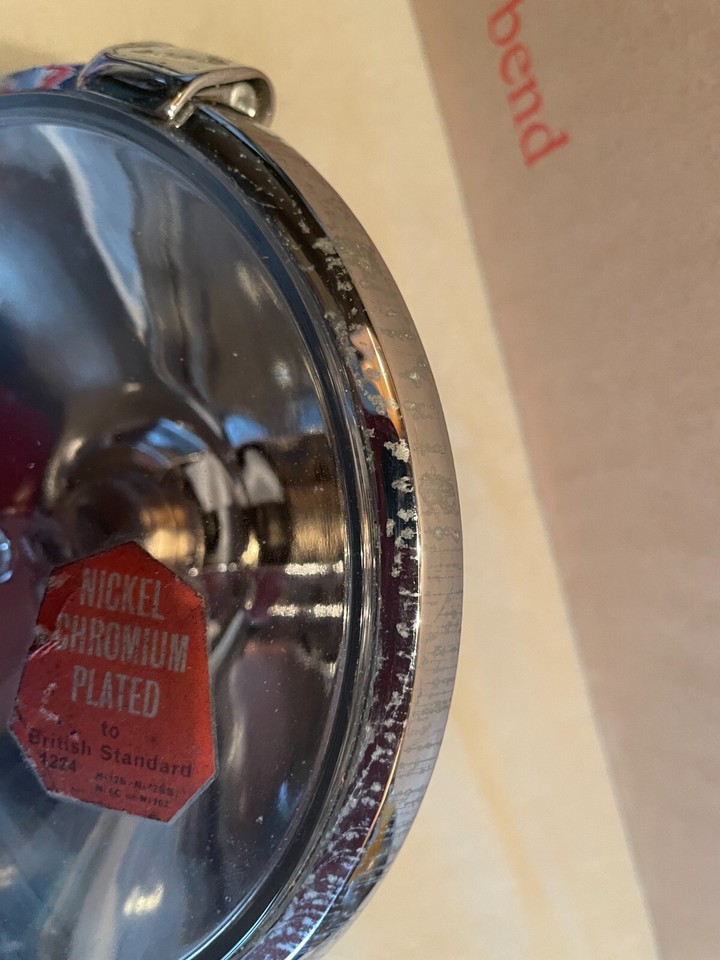 VINTAGE CLASSIC CAR RAYDYOT FOG LAMP BMC FORD VAUXHALL LAMBRETTA VESPA ...