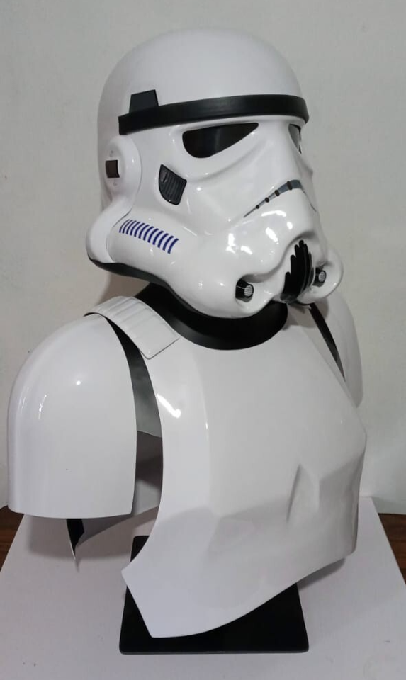Star Wars STORMTROOPER LifeSize BUST ARMOR Helmet Prop costume trooper ...