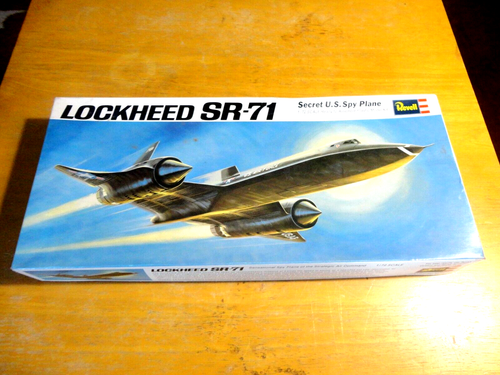 VINTAGE 1969 REVEL Model LOCKHEED SR-71 SECRET U.S. SPY PLANE Kit #H ...