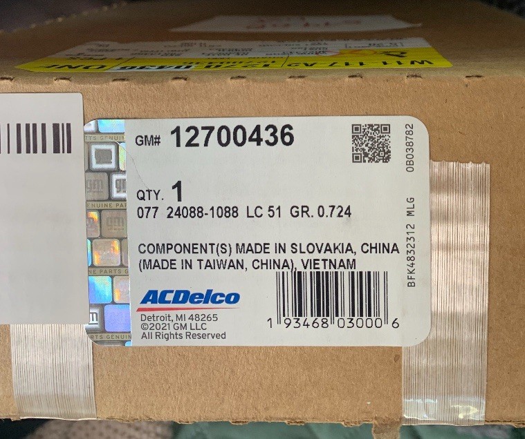 Original GM 3.6L Engine Timing Chain & Component Kit VIN: D, Engine LLT ...