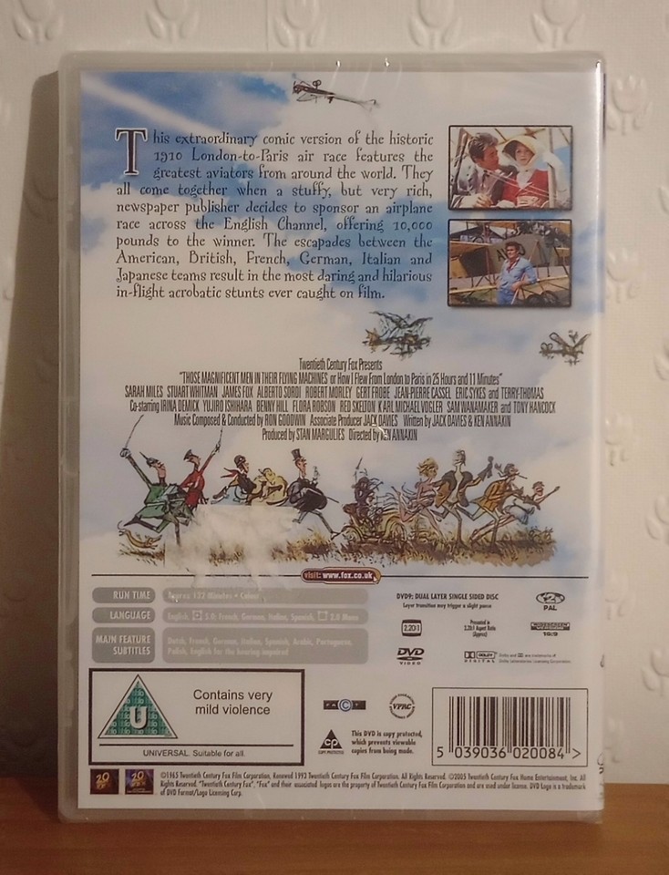Those Magnificent Men In Their Flying Machines (Dvd) | eBay