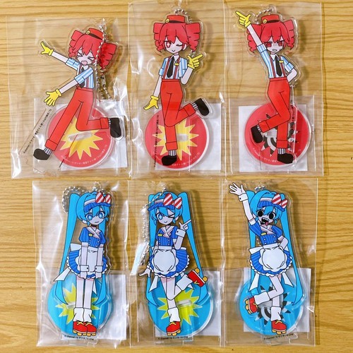 Kasane Teto & Hatsune Miku Mesmerizer Acrylic Stand keychain Complete ...