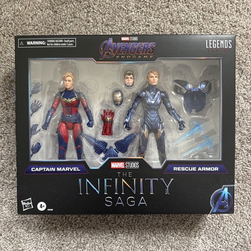 Marvel Legends Avengers Endgame Captain Marvel/Rescue Armor 2 Pack ...