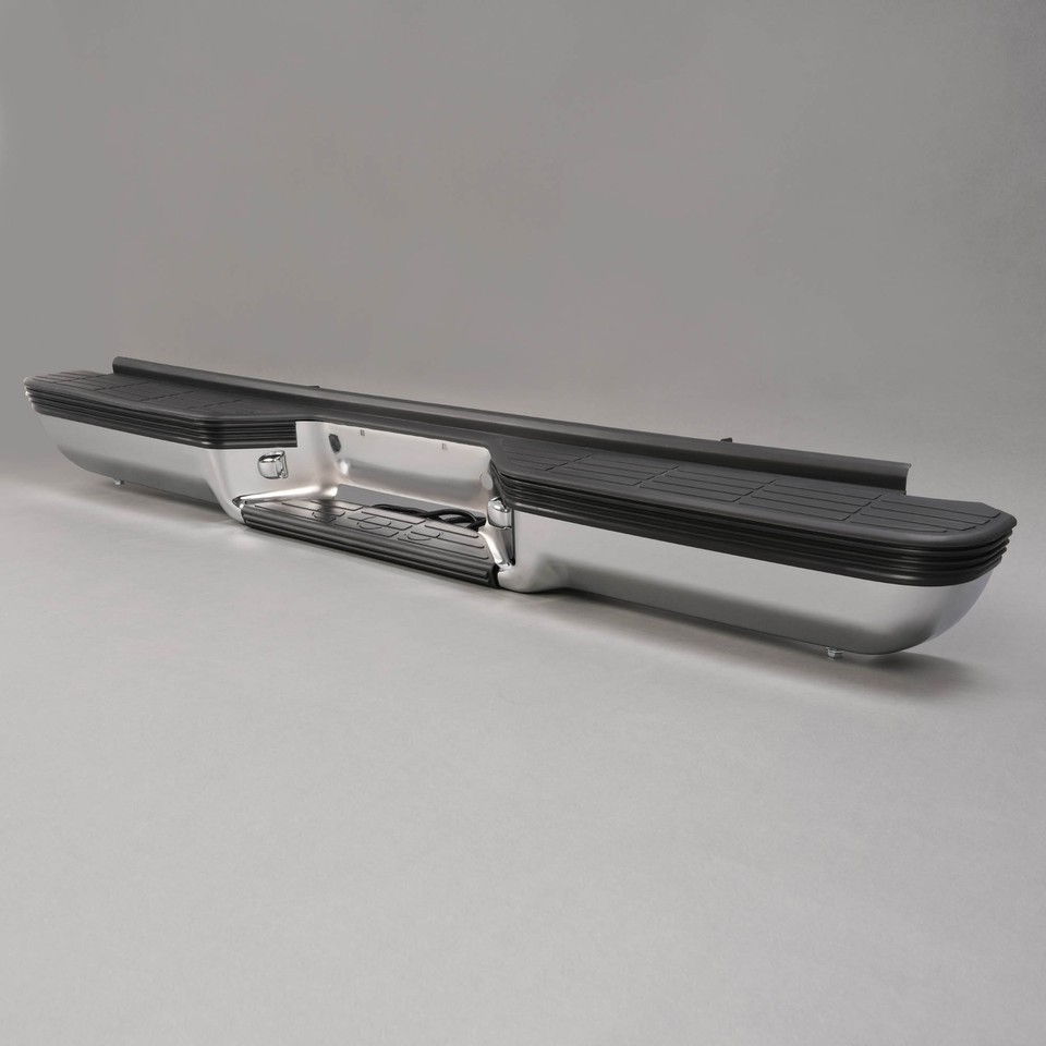 Chrome Steel Rear Bumper For 1988-2000 Chevy Silverado GMC Sierra C/K ...