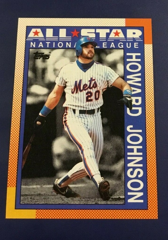 1990 Topps # 399 HOWARD JOHNSON All Star New York Mets Nice Baseball ...