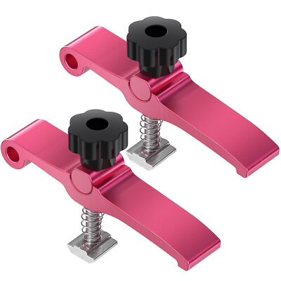 2PCS T-Track Hold Down Clamp for CNC Router MDF Spoilboard 6mm Thread ...