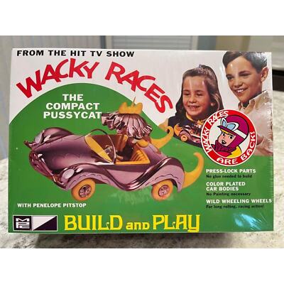 MPC Wacky Races Mean Machine 1/25 Scale The Compact Pussycat Plastic ...