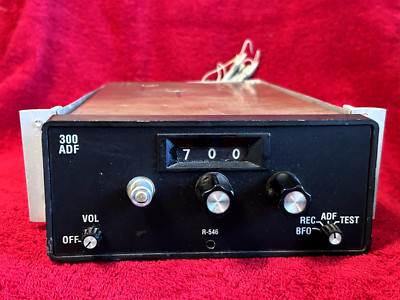 CESSNA 300 ADF RECEIVER R-546E P/N 41240-0101 ARC WITH TRAY AND ...