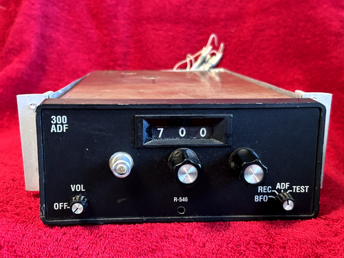 CESSNA 300 ADF RECEIVER R-546E P/N 41240-0101 ARC WITH TRAY AND ...