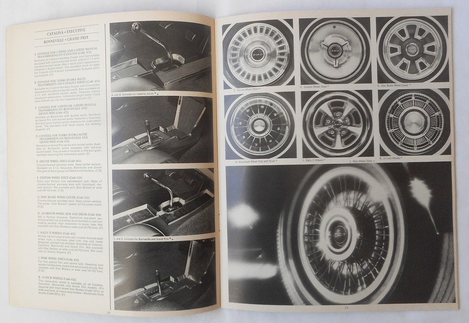 1967 PONTIAC ACCESSORIES DEALER CATALOG ALL MODELS ORIGINAL GM GTO | eBay