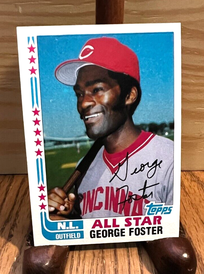 1982 Topps George Foster Card #342 Cincinnati Reds All Star | eBay