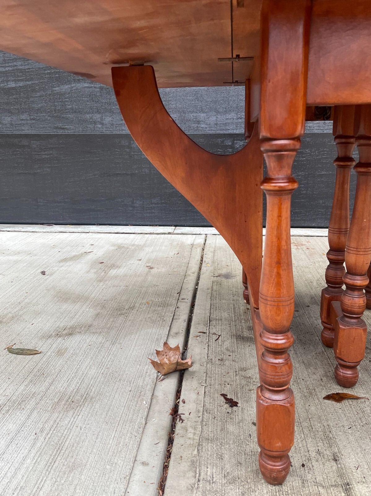 Vintage Cushman Colonial Herman DeVries Maple Butterfly Dining Table | eBay