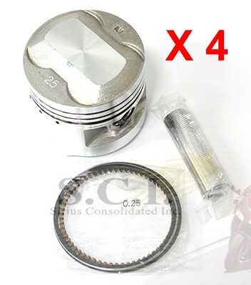 HONDA CB750 CB750K CB750K CB750F CB750SC .25 OVER PISTON KIT 1979 ...
