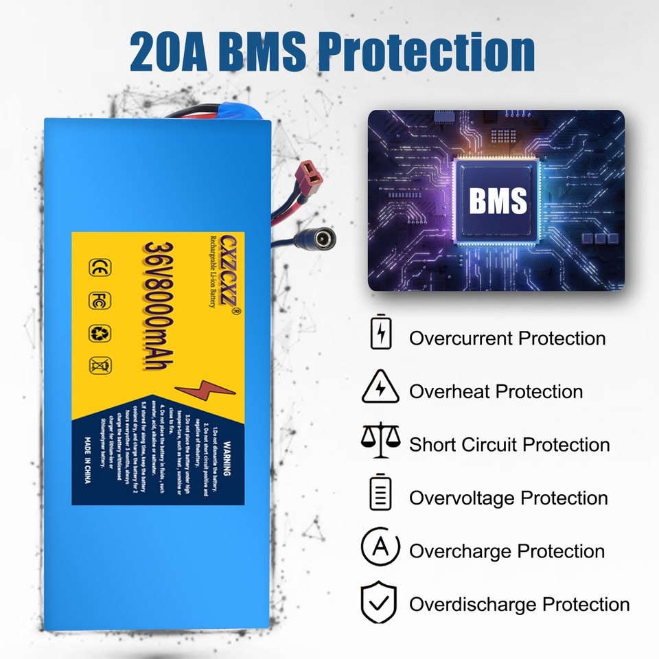 36V 8Ah Lithium ion Ebike Battery Replacement Battery for Jetson ...