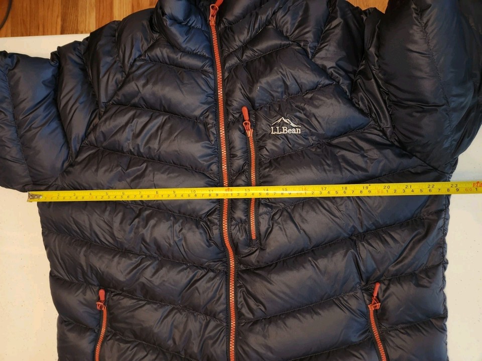 L.L. BEAN Men’s Ultralight 850 Down Goose Down Jacket Downtek SZ LG ...