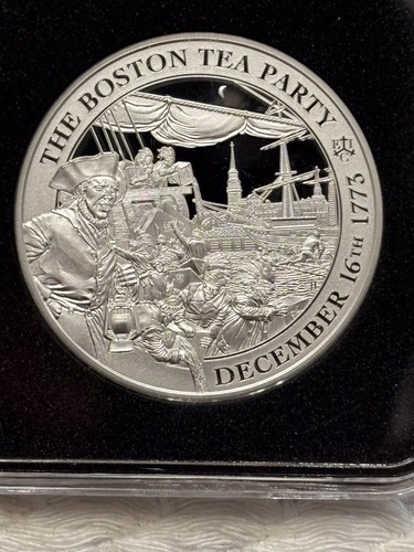 2023 St. Helena Boston Tea Party 250th Ann. 1oz Silver Proof Coin | eBay