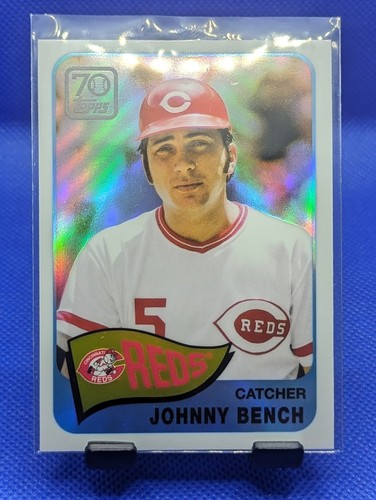 2021 Topps Chrome 70 Years of Topps Baseball Johnny Bench #70YTC-15 | eBay